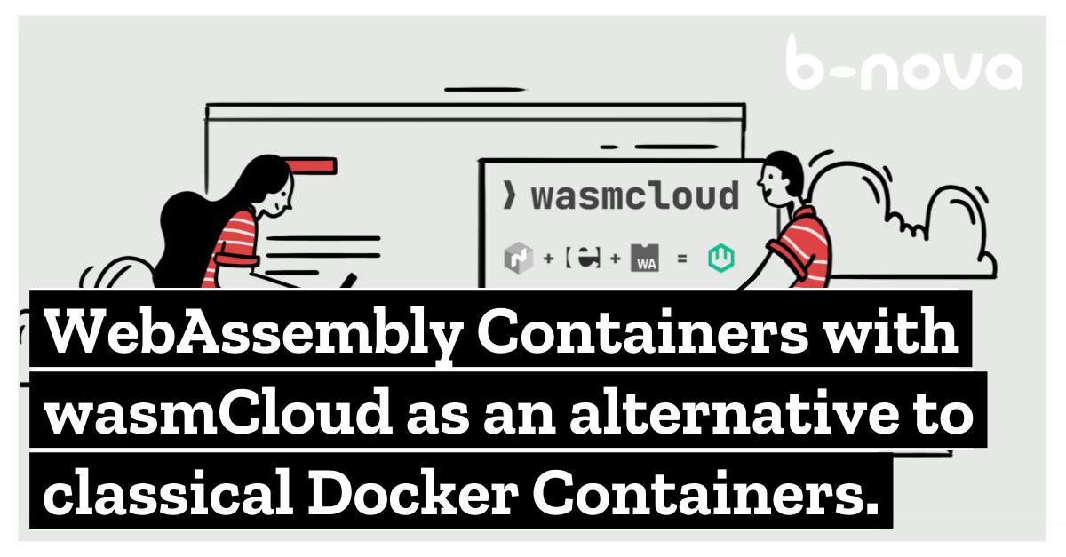 Actors in the Cloud with wasmCloud | b-nova